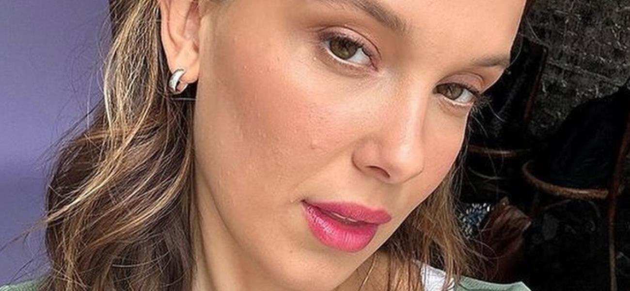 Millie Bobby Brown Shows Off Her 'Cherries' In Bathroom Undies