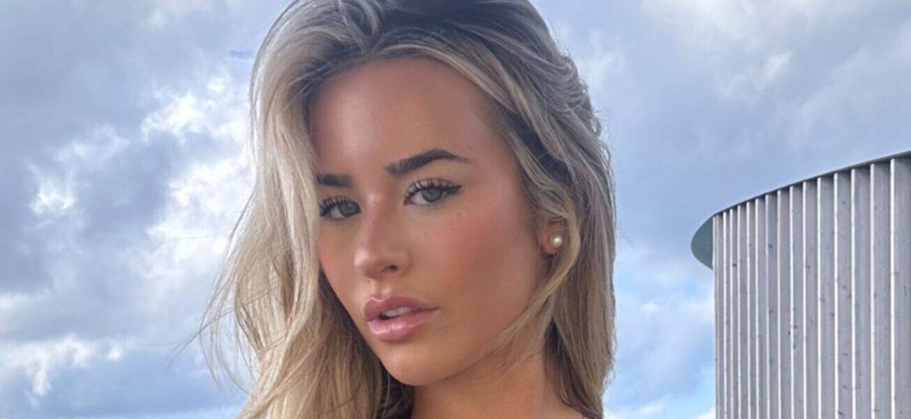 Emily Elizabeth In Her Tiny Bikini Emerges From The Sea