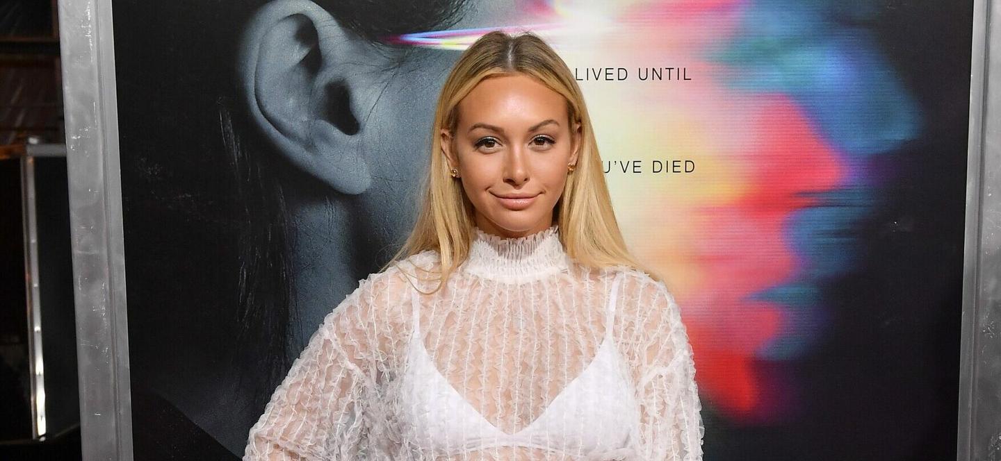 Bombshell Corinne Olympios Celebrates Birthday In Black Outfit