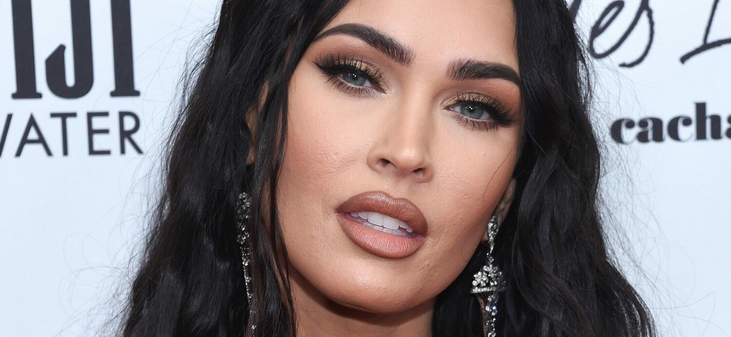 Megan Fox Flaunts Sunned Buns In A See-Through Dress