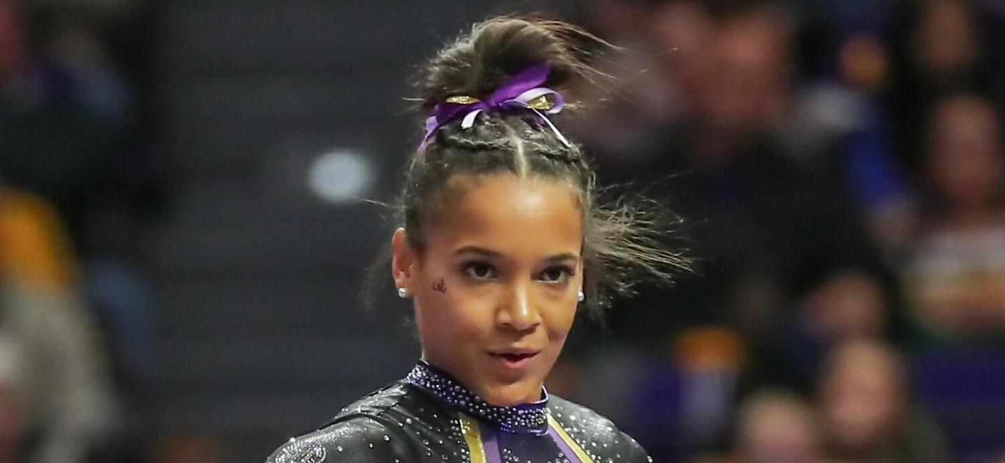 LSU Gymnast Haleigh Bryant Looks Stunning In Colorful Bikini