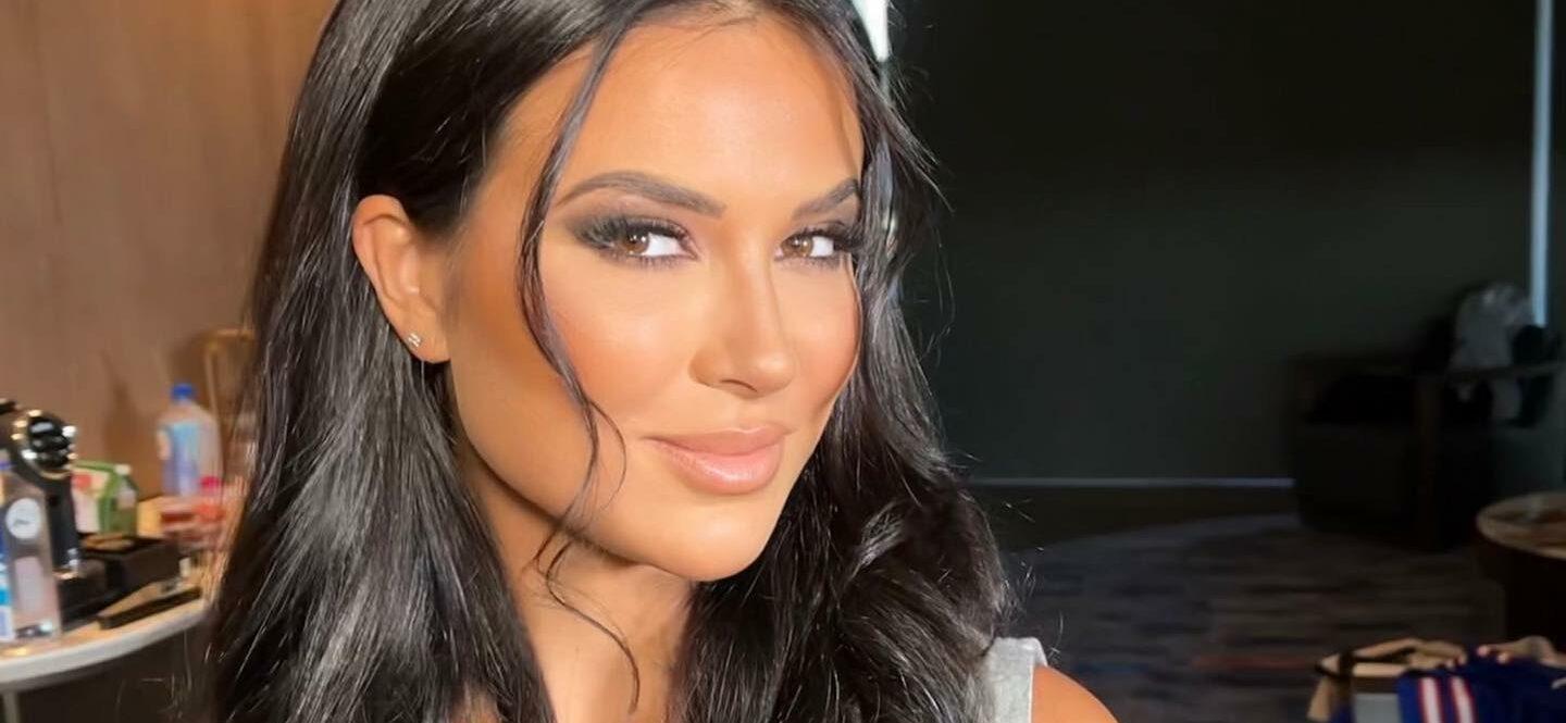 Rachel Bush In Animal Print Suns Her Buns In Switzerland