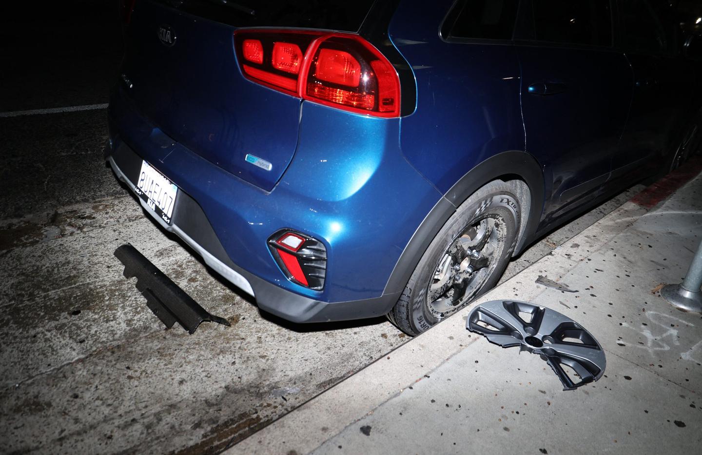 Photos Show Aftermath Of Car Crash Involving Michael B. Jordan's Ferrari