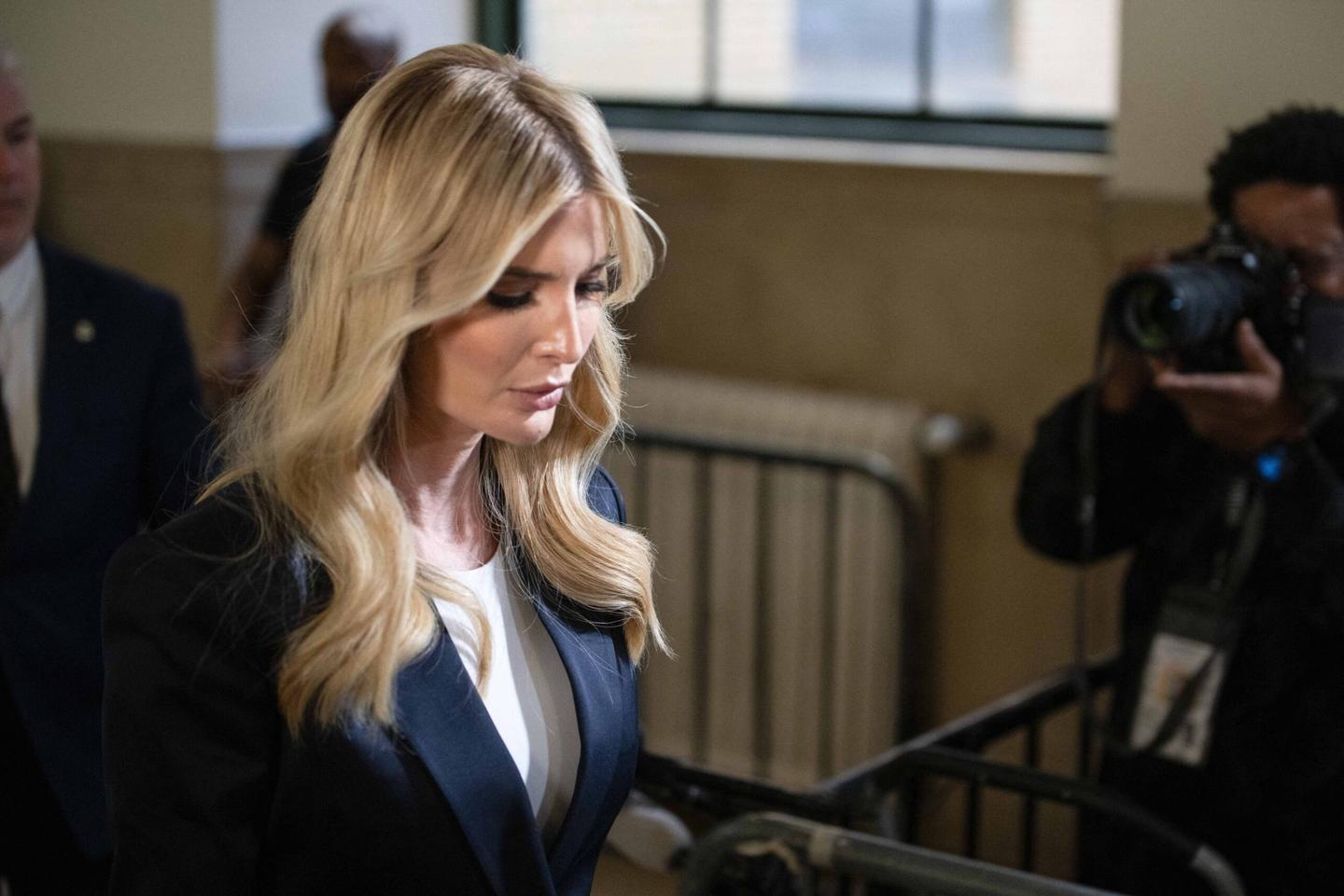 Ivanka Trump Suffers Wipeout While Surfing In A Purple One-Piece