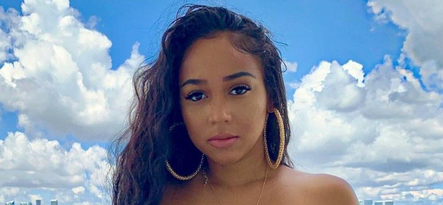 Tristan Thompson's Ex Jordan Craig Spends Time With Son In Swimsuit