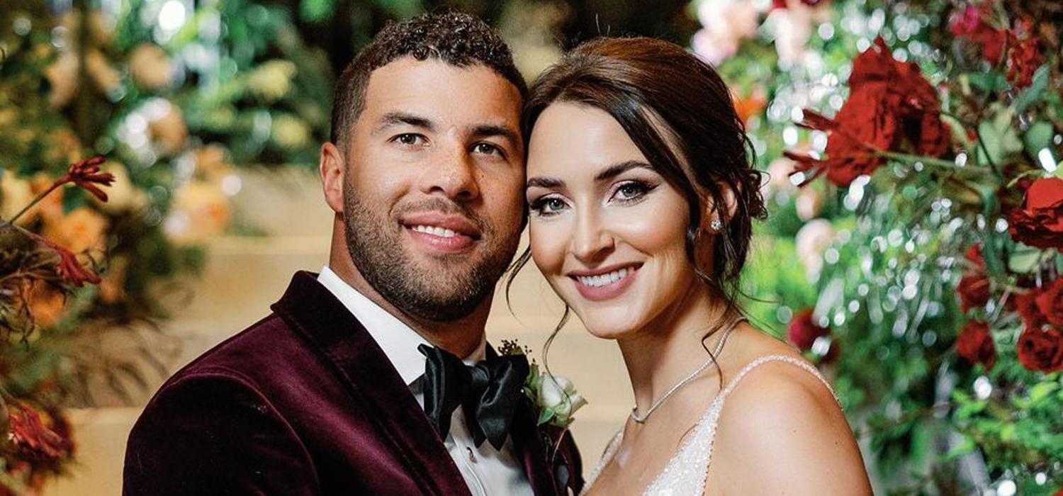 Bubba Wallace & Amanda Carter Rang In NYE By Tying The Knot!