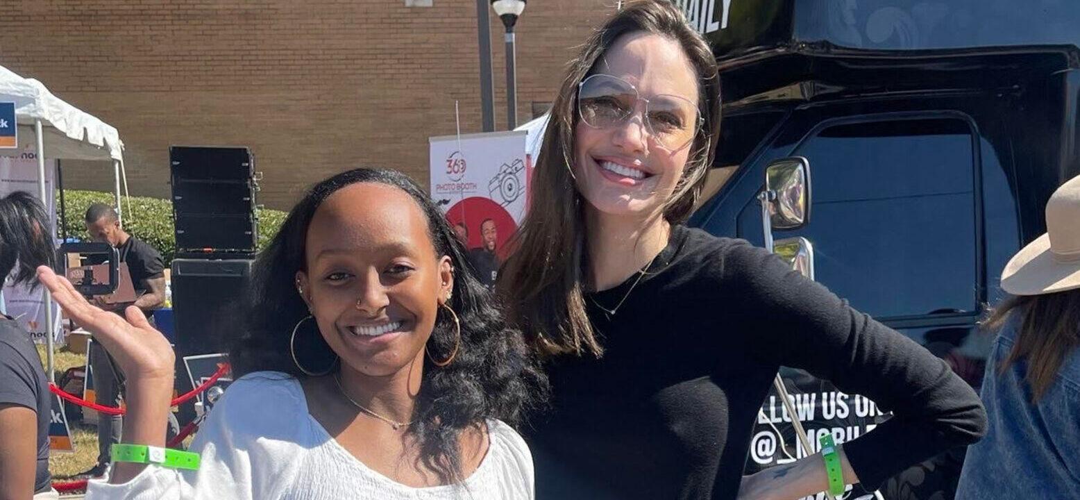 Angelina Jolie Shows Up For Daughter's HBCU Homecoming