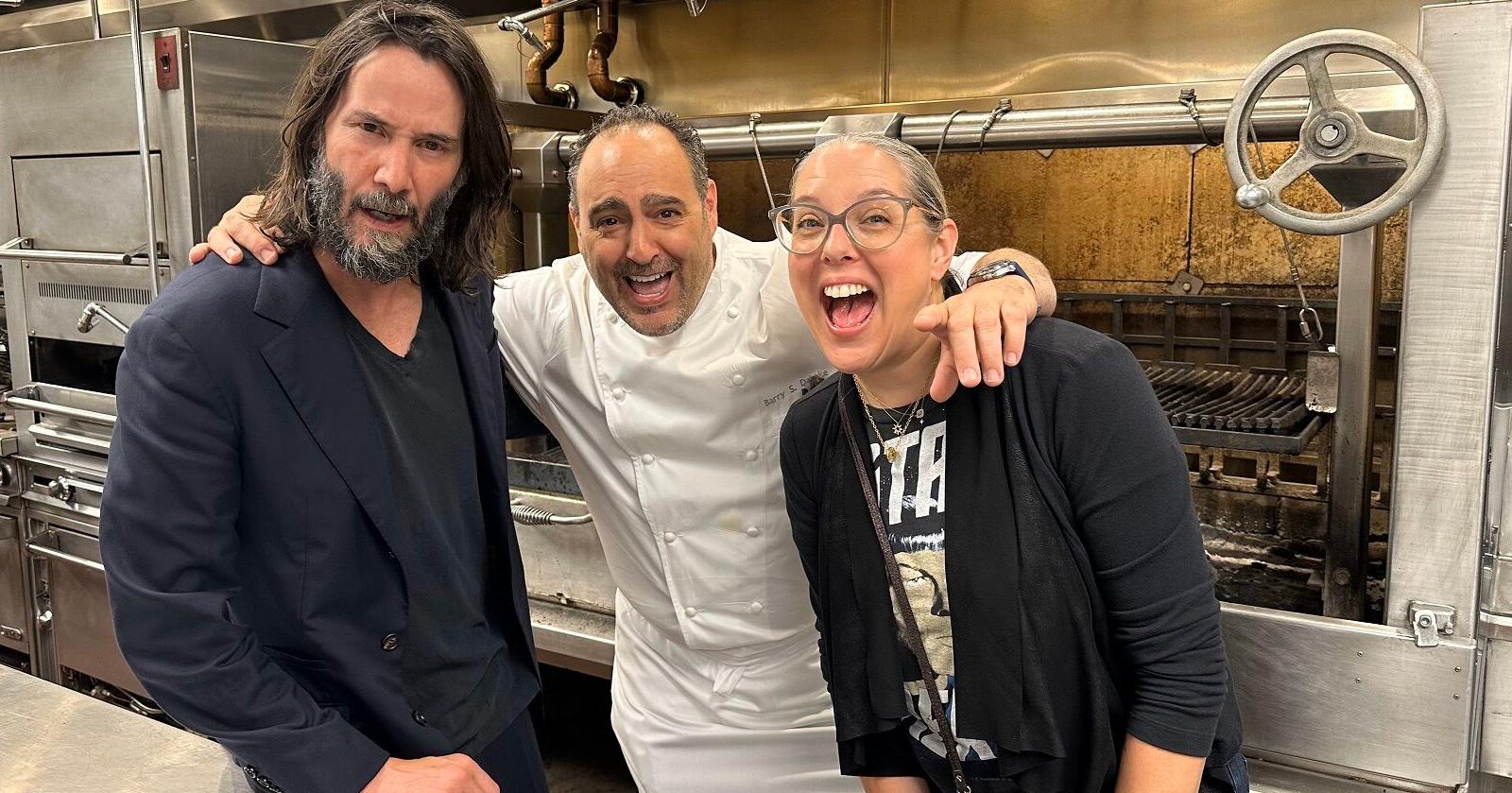 Keanu Reeves Spotted Partying In Downtown Las Vegas