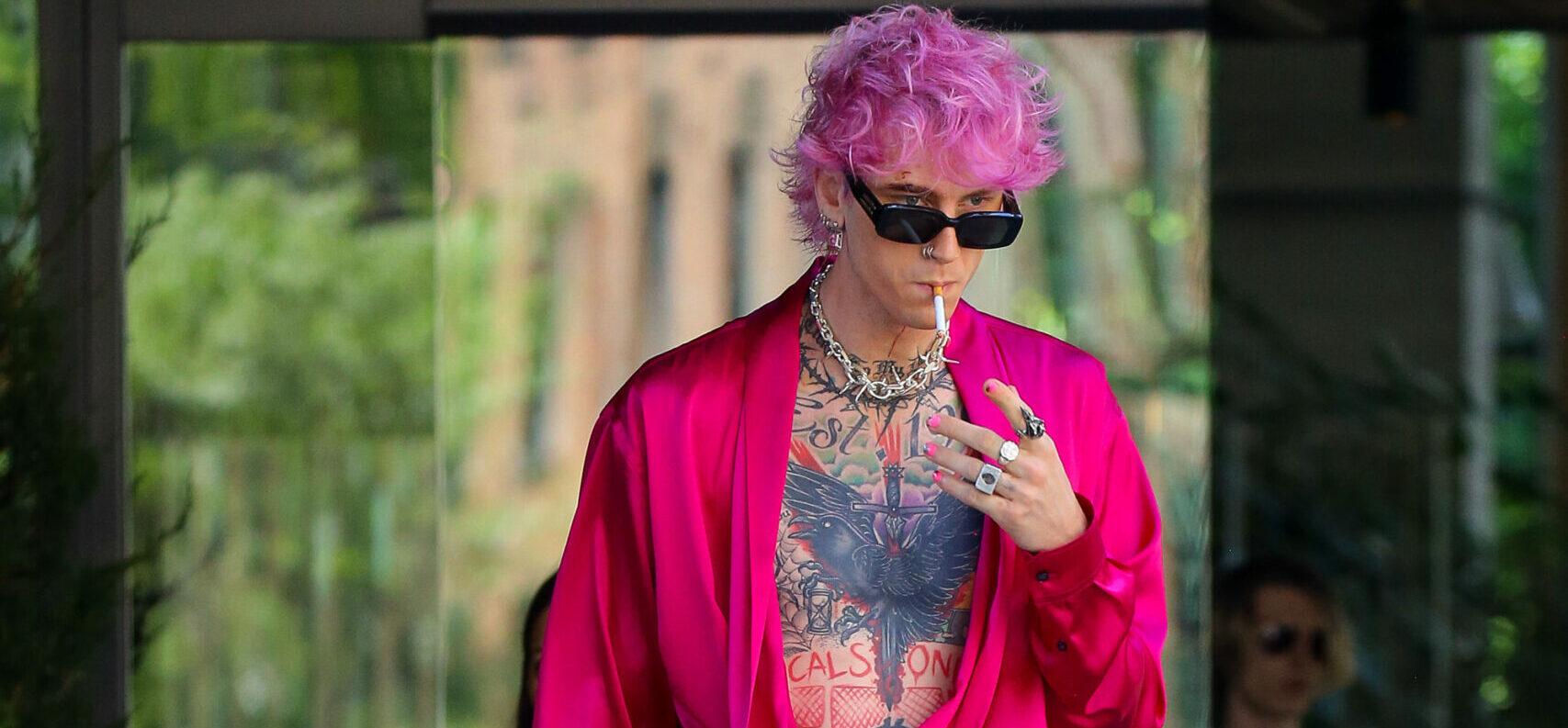 MGK Split Open His Head At Afterparty To Get People's Attention