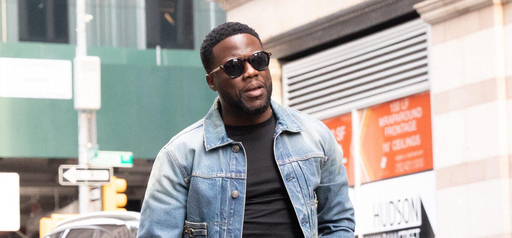 Kevin Hart Ends Up In Wheelchair After Racing With Ex-NFL Star