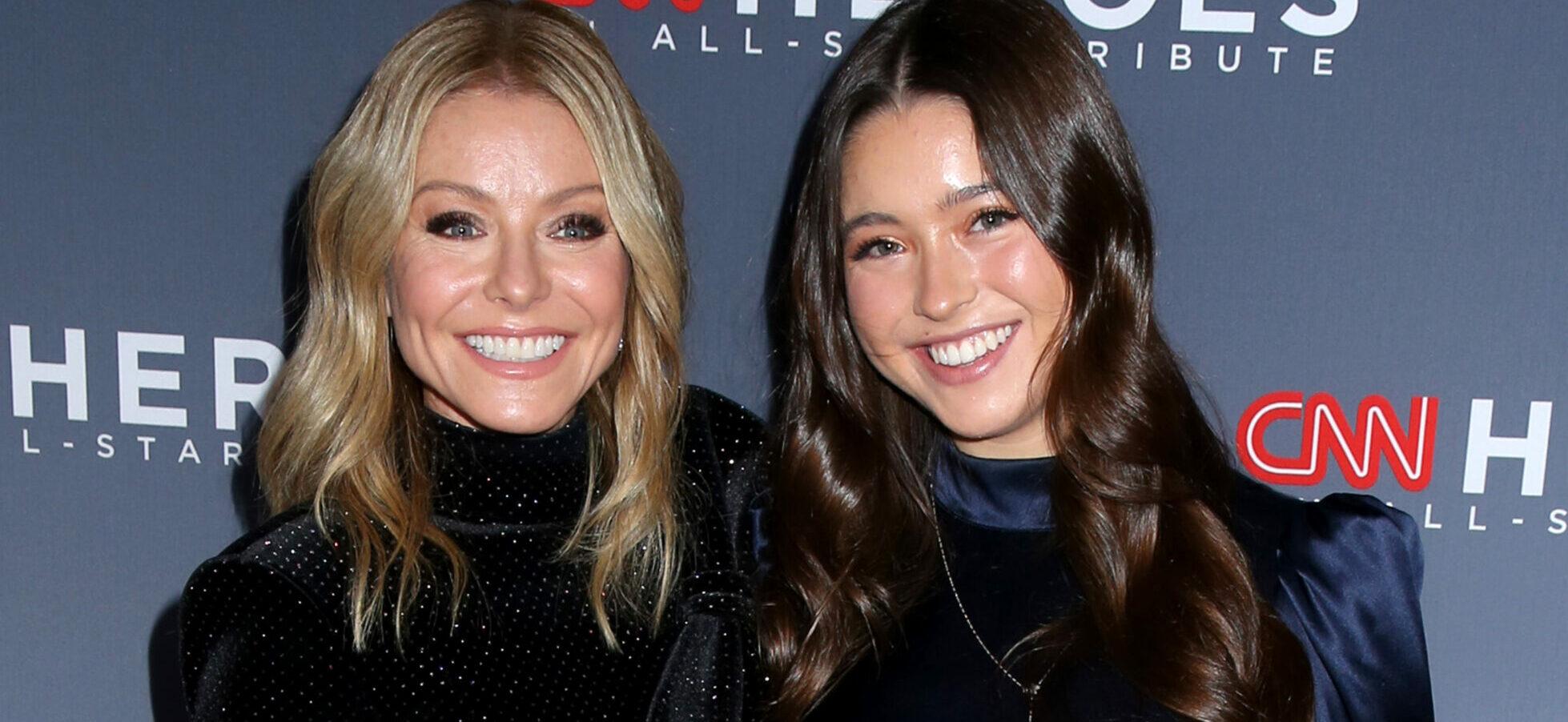 Kelly Ripa's Daughter In Her Red Shirt Sends 'Big Nick Energy'