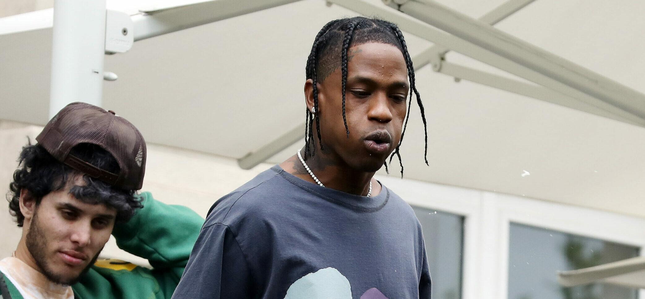 Travis Scott In Paris: Smoke 'Em If Ya Got 'Em! Fashion Week Kicks Off!