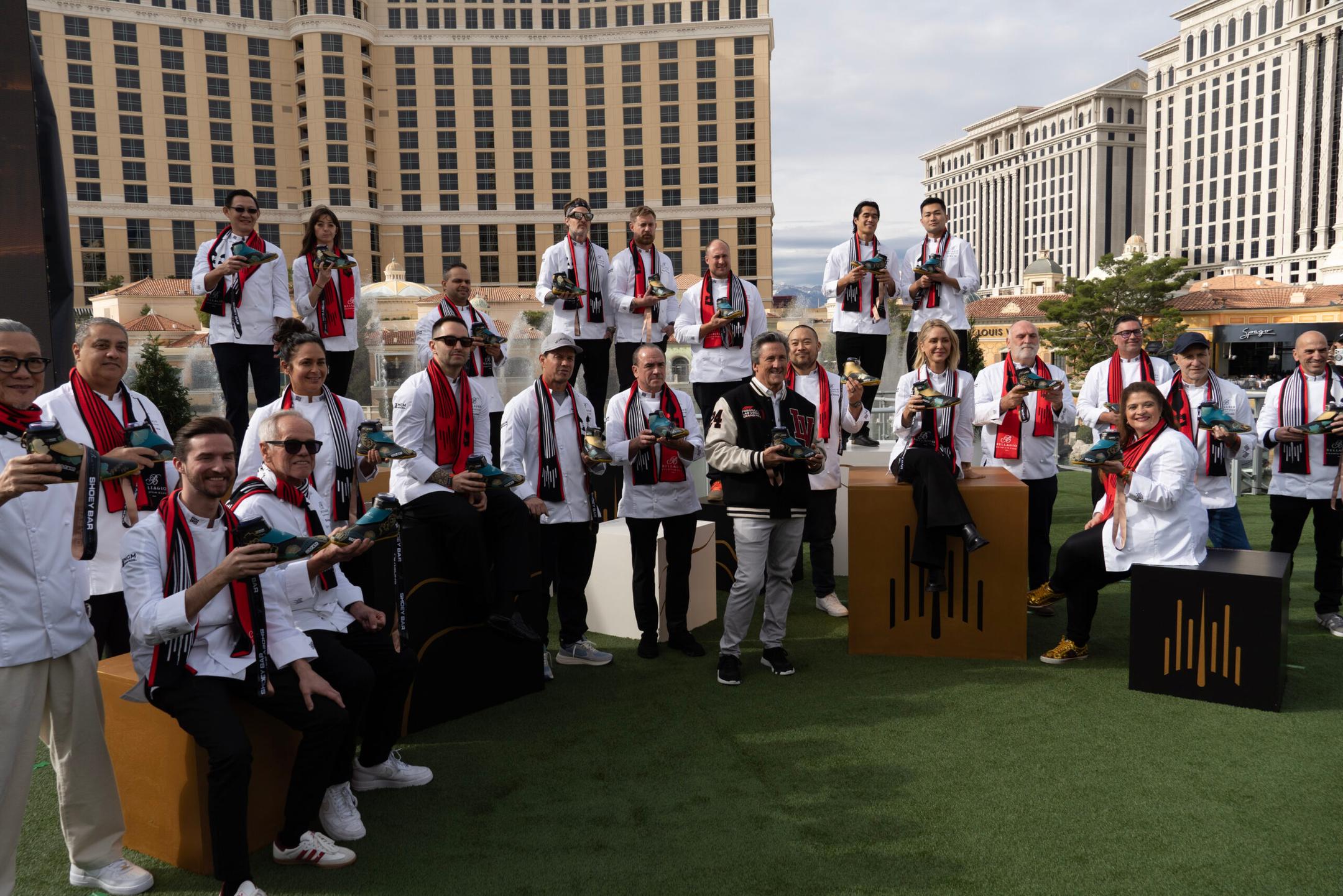 Celebrity Chefs' Iconic Toast Kicks Off F1 Race Day At Bellagio ...