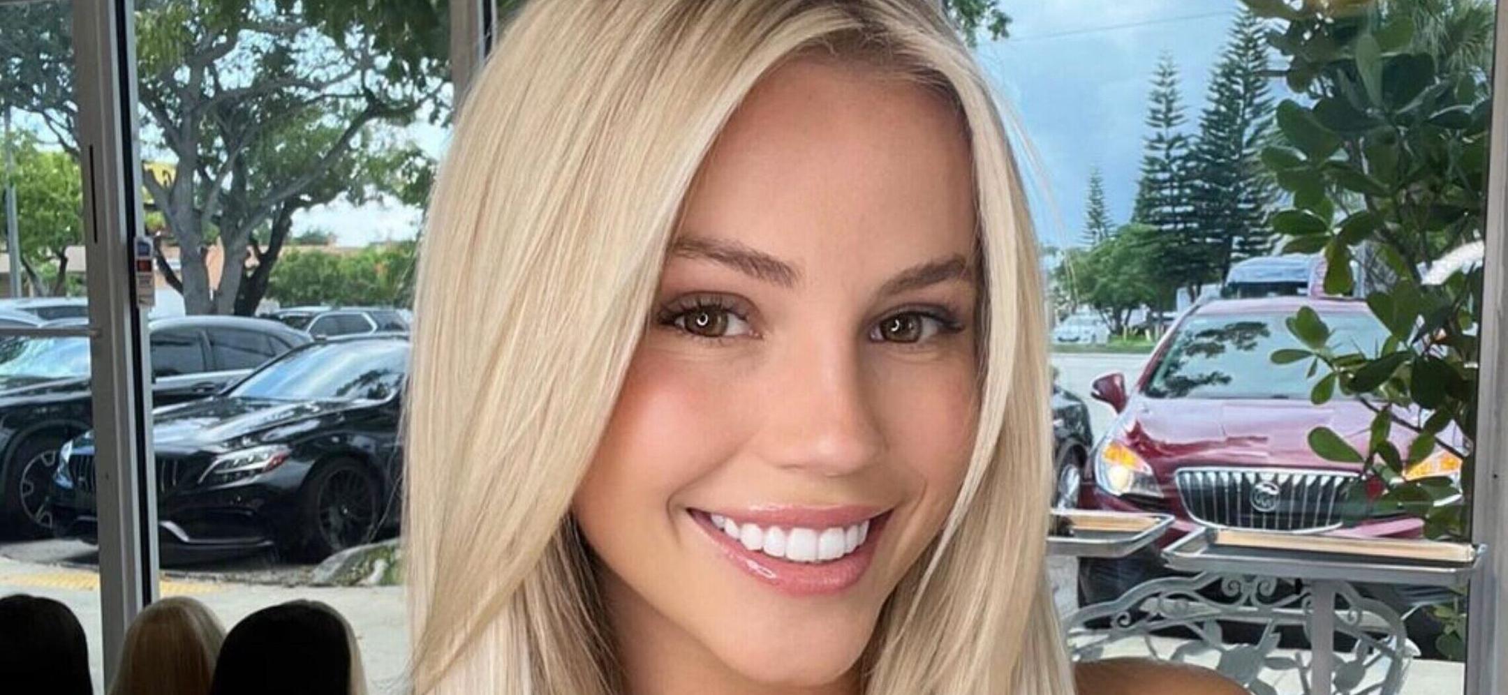 KT Lordahl Flaunts Her Buns In A Black Gucci Thong