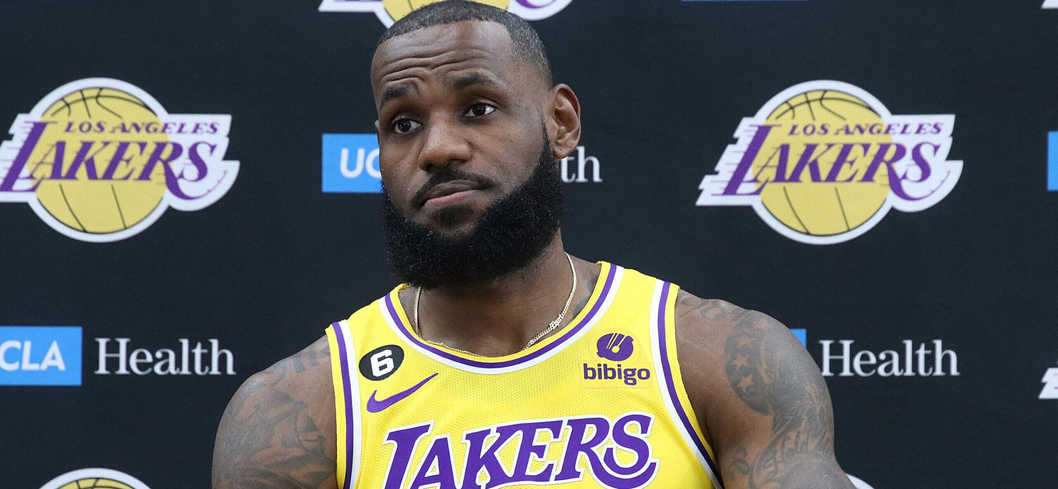 LeBron James Signs Book For Child With 'Space Jam' Surprise