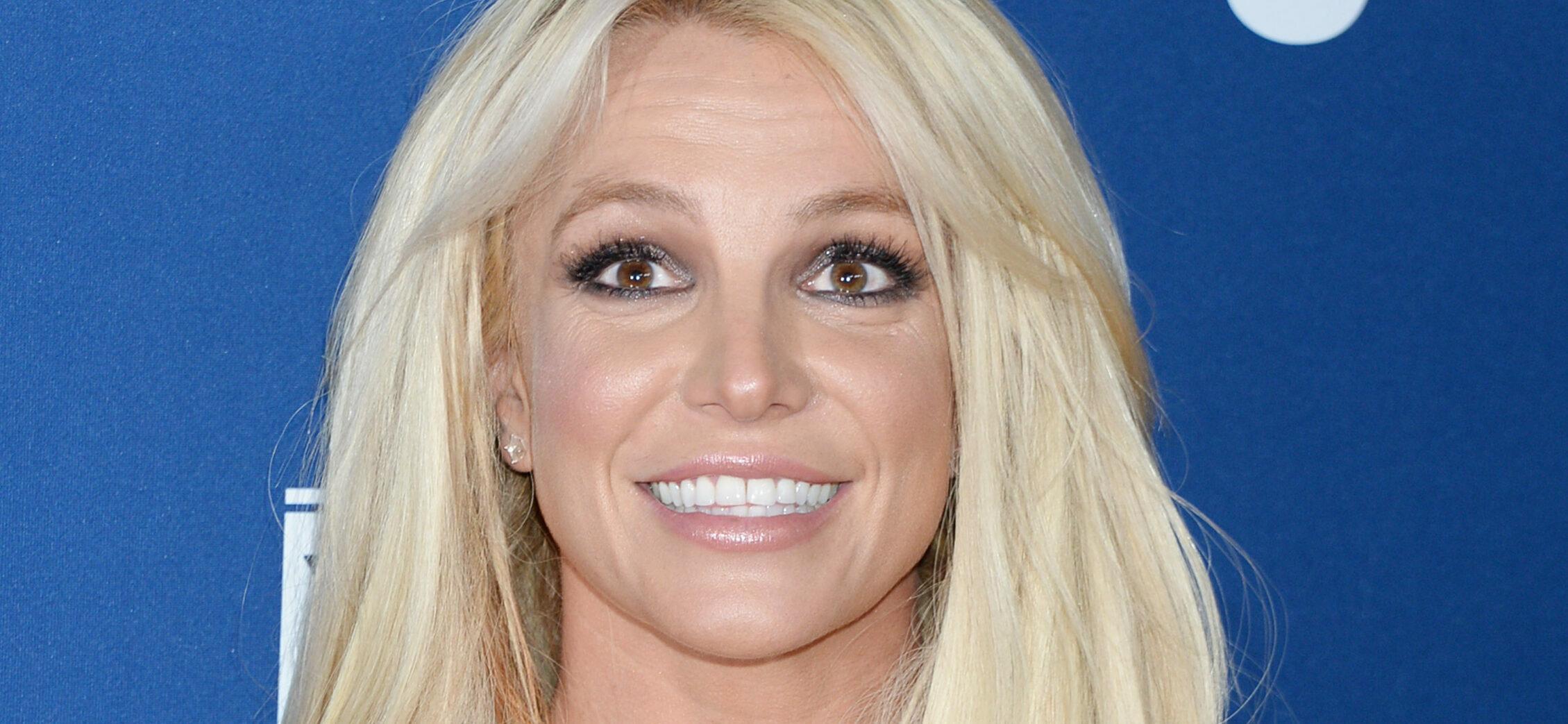 Britney Spears Teases A Bikini Underneath See Through Lingerie