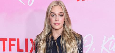 Alex Cooper Wears Nothing Beneath Her Skims White Lace Dress