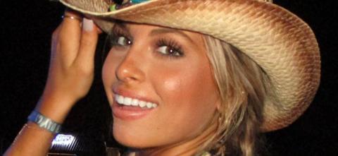 Paris Mikinski Thrills In Sheer Bikini And Late-Night Cowboy Hat