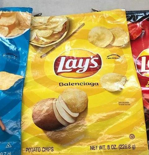 Lay's And Balenciaga Team Up For A Snack-Able Fashion