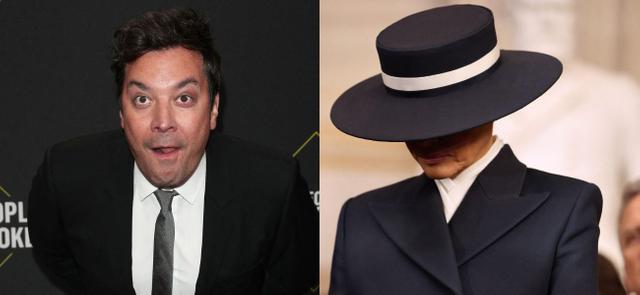 Jimmy Fallon Mocks Melania Trump's Viral 'Hamburglar' Hat Look