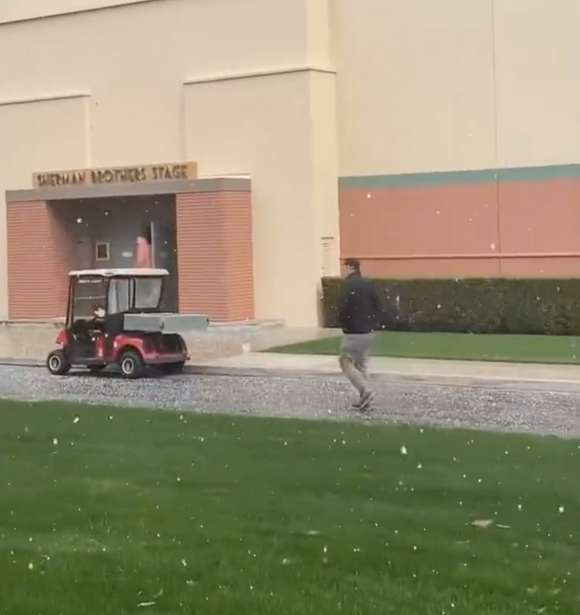 Guests At Disneyland Shocked As They Experience Real Snowfall