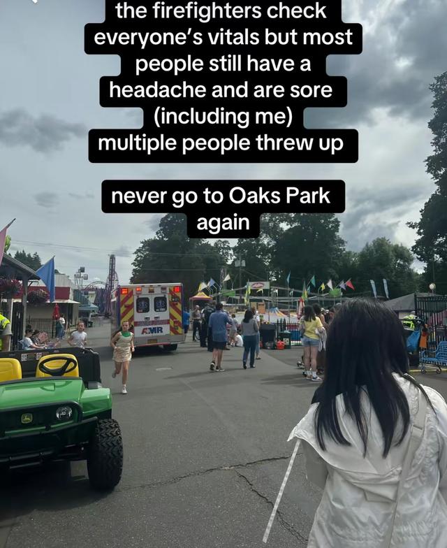 Teen Feared For Life Stuck Upside Down At Oaks Amusement Park