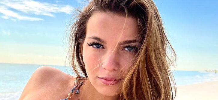 Grace Boor In Her Metallic Pink Bikini Is 'Sensationally Hot'