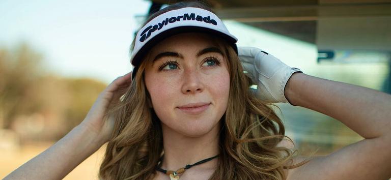 Golfer Grace Charis Flaunts Space Buns In Her Plunging Crop Top