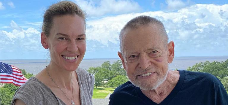 Hilary Swank Credits Late Father As Her 'Guiding Light'