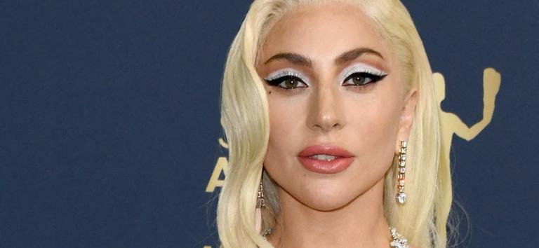 Lady Gaga In Skimpy Swimsuit Enjoys Upside-Down Pool Yoga