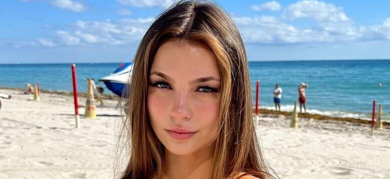 Grace Boor In Her Tiny Crochet Bikini Is 'Your Girl Next Door'