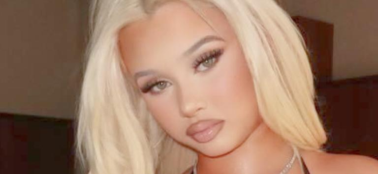 Alabama Barker In Backyard String Bikini Calls Herself A '10'