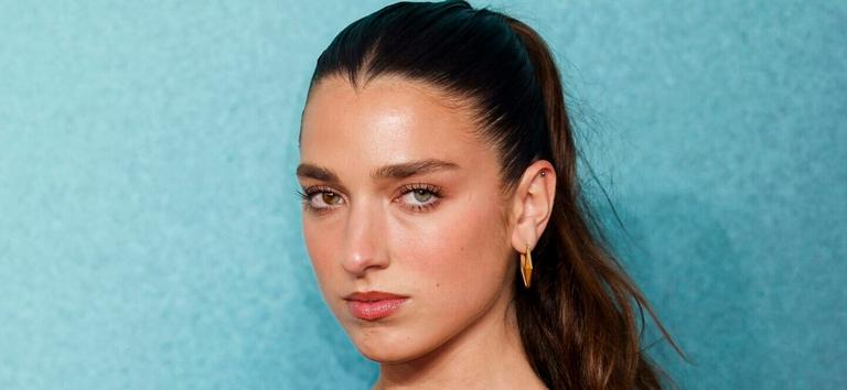 Dua Lipa's Sister Rina Turns Heads In A Sheer Black Outfit