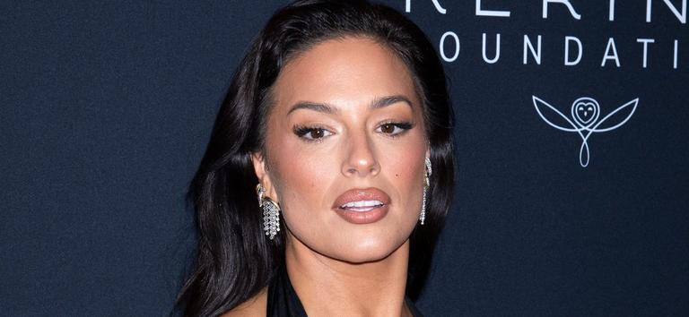 Ashley Graham Stuns In Her Black Bodysuit For Bathtub Shoot