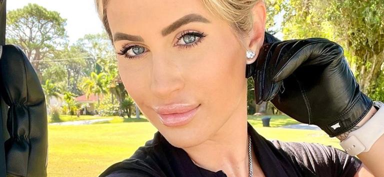 Karin Hart In Her Tiny Bikini Plays 'Golf In A Hurricane'