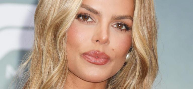 Brooks Nader In Totally Sheer Dress Should've 'Worn A Bra'