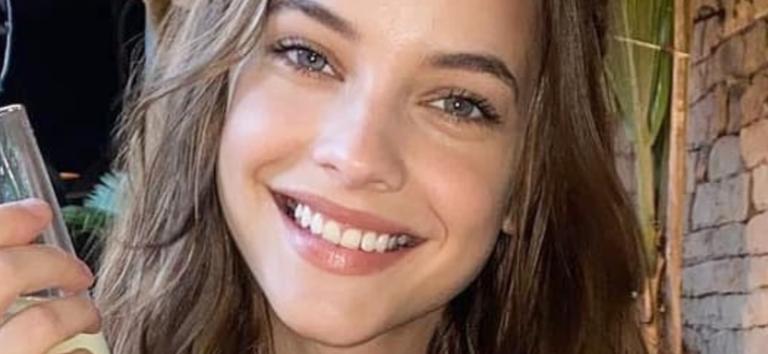 Barbara Palvin Lifting Sheer Shirt Highlights Her 'Amazing Body'