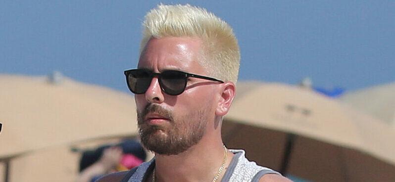 Scott Disick Lights Menorah With Kids, Following Night Out With Model