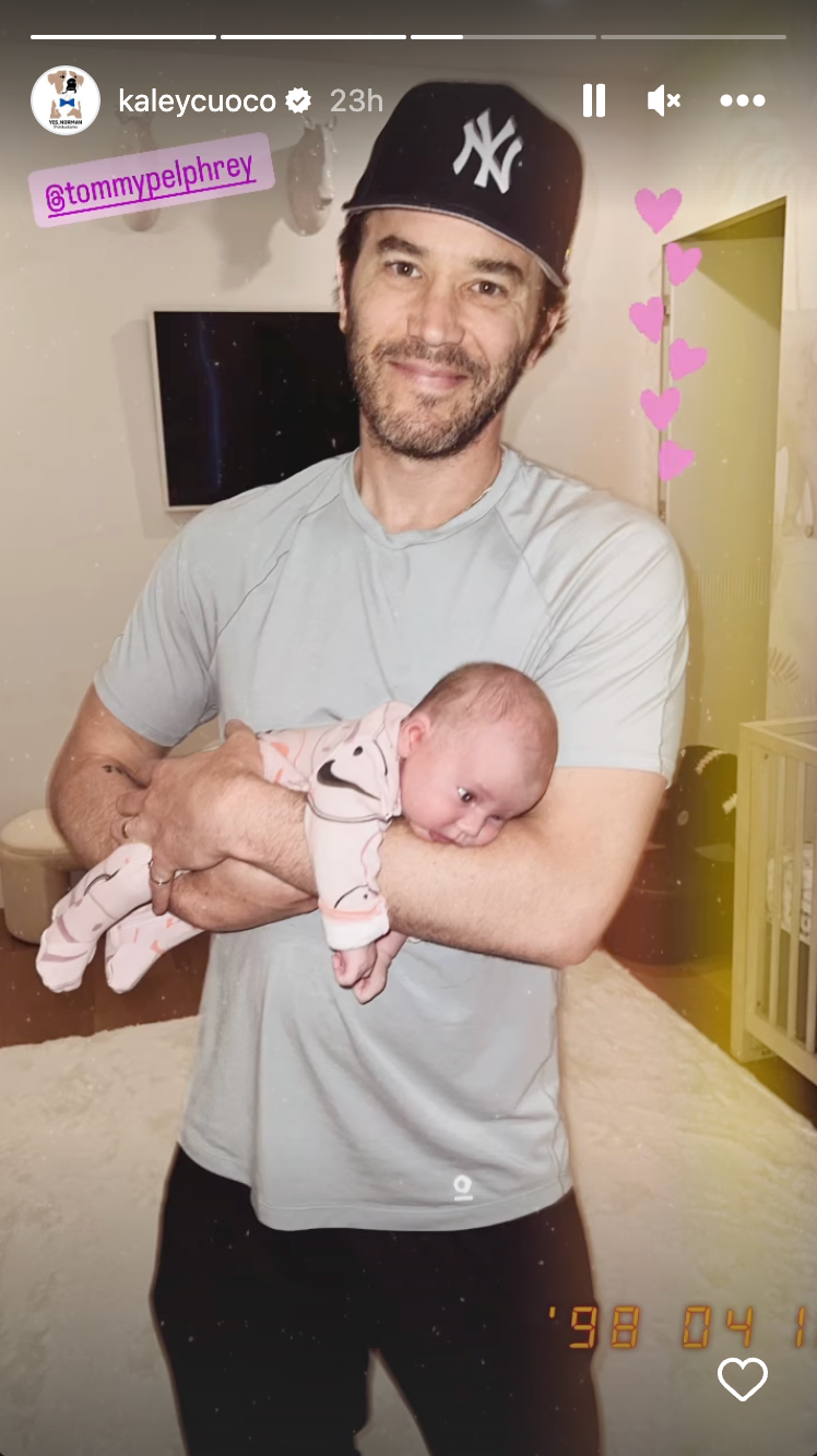 Kaley Cuoco Show Off Beau Tom Pelphrey Being A Dutiful Father!