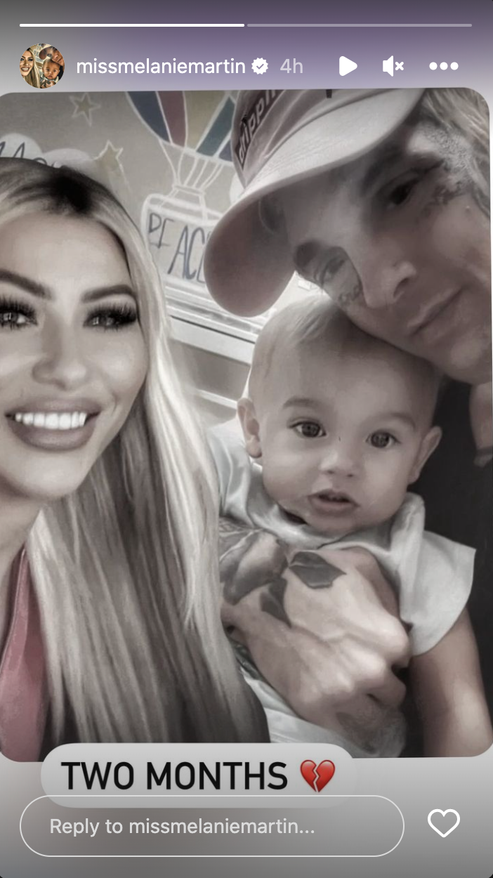 Melanie Martin Commemorates 2 Months Since Aaron's Passing