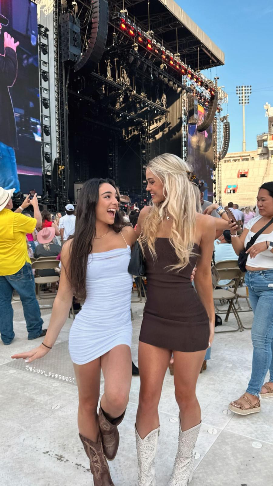 LSU Gymnast Olivia Dunne Looks Leggy In Her Tight Brown Dress