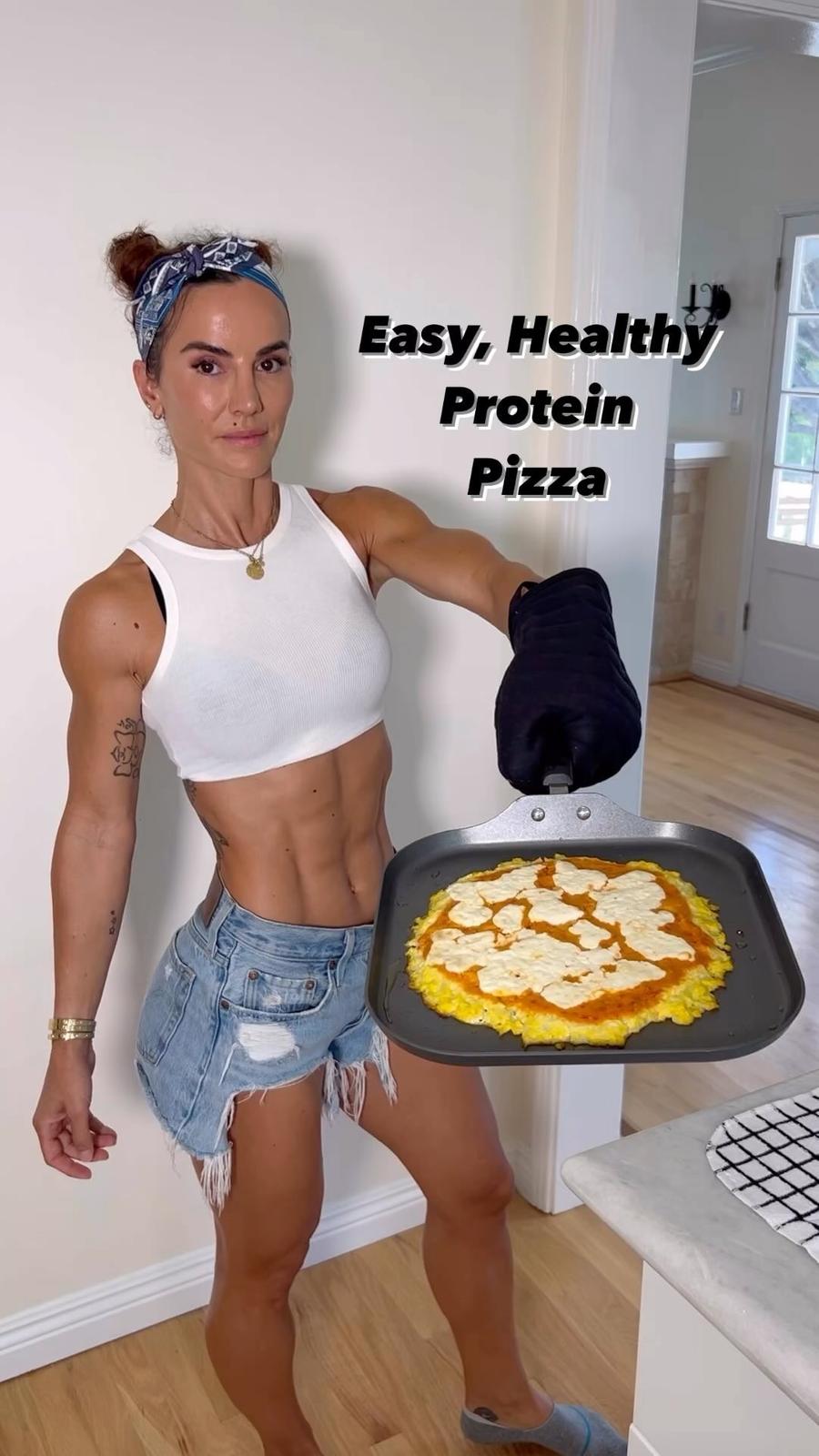 Senada Greca Shares Easy Protein-Packed Homemade Pizza Recipe
