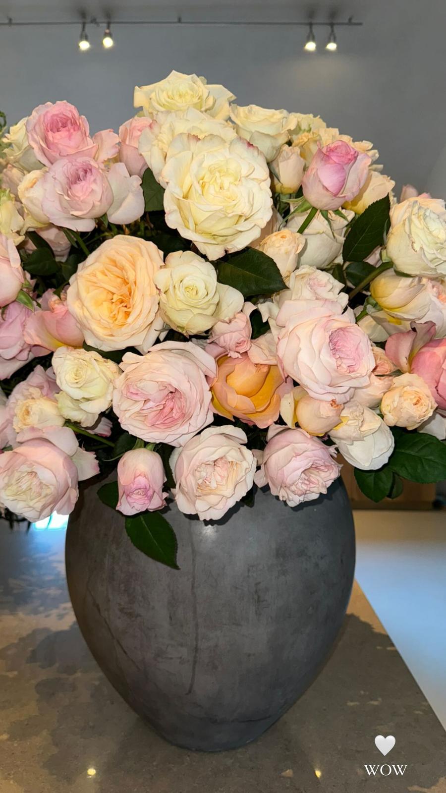 Kim Kardashian's Birthday Blooms Take Over Instagram