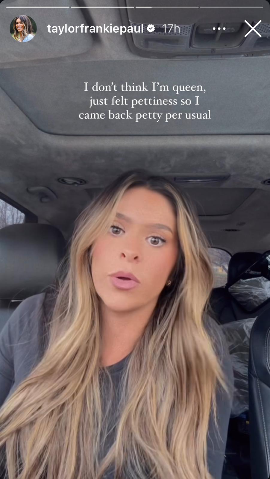 'Mormon Wives' Star Taylor Frankie Paul Calls Out MomTok Online