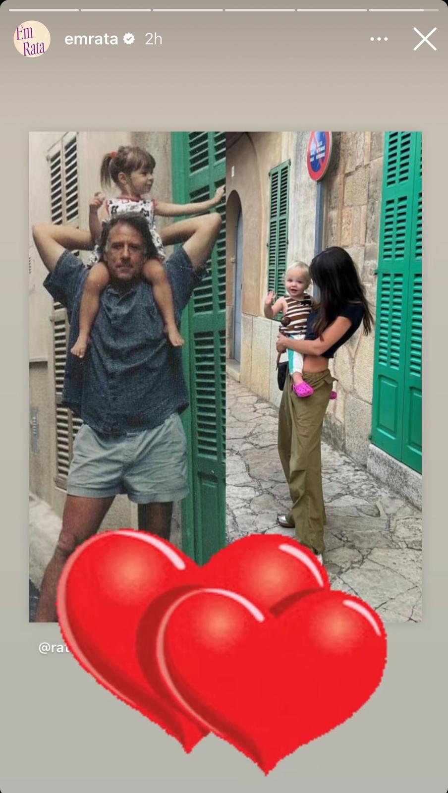 Emily Ratajkowski Recreates Childhood Photo With Son Sylvester