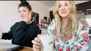 Kaley Cuoco Stuns In Floral Nightgown For Special 'Cup Of Cuoco' With ...