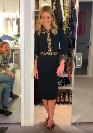 Kelly Ripa Flaunts Killer Legs In See-Through Mini Dress With Starbucks ...