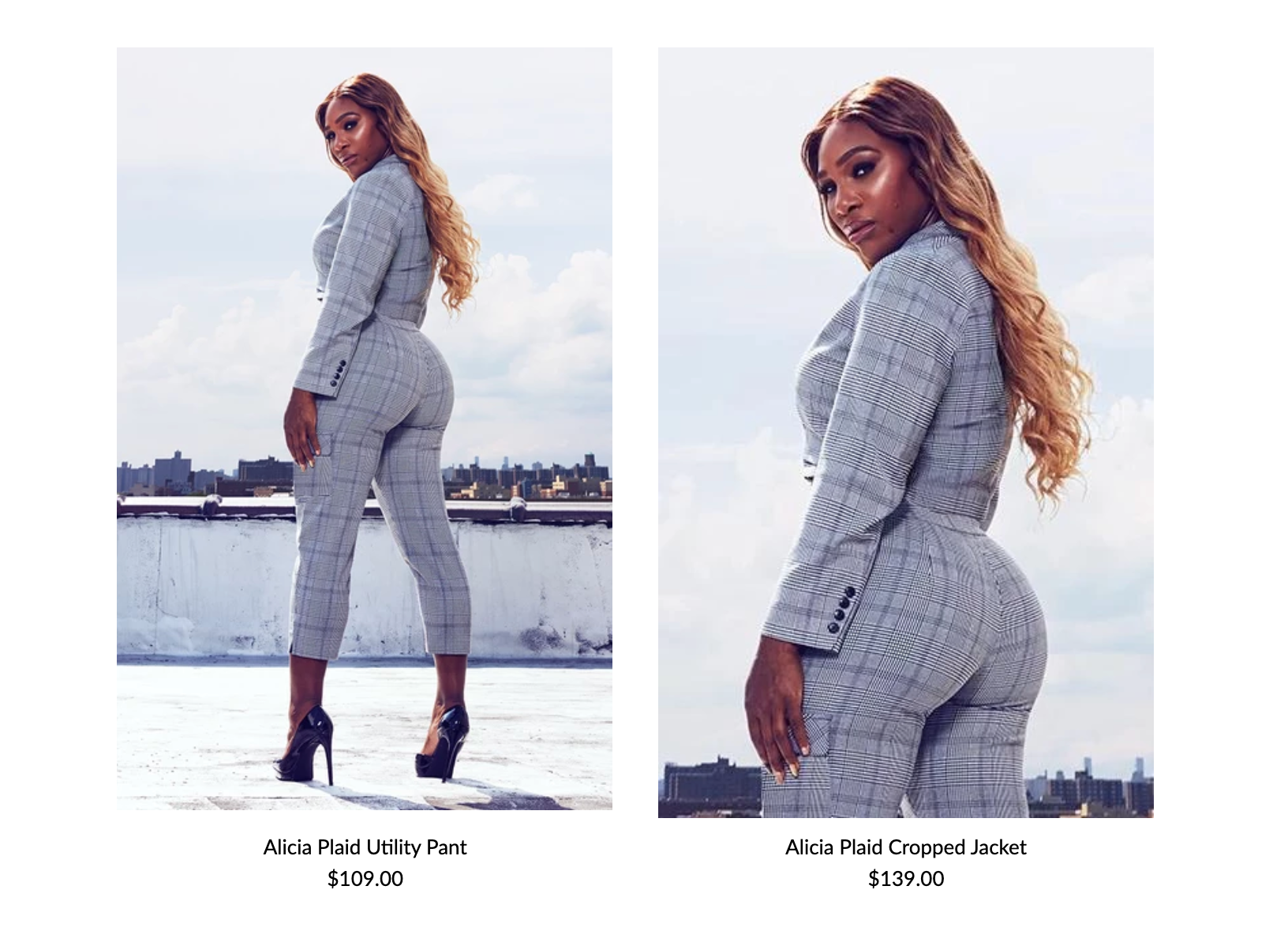 Serena Williams Shows Off Her Assets While Modeling Plaid Pants For ...