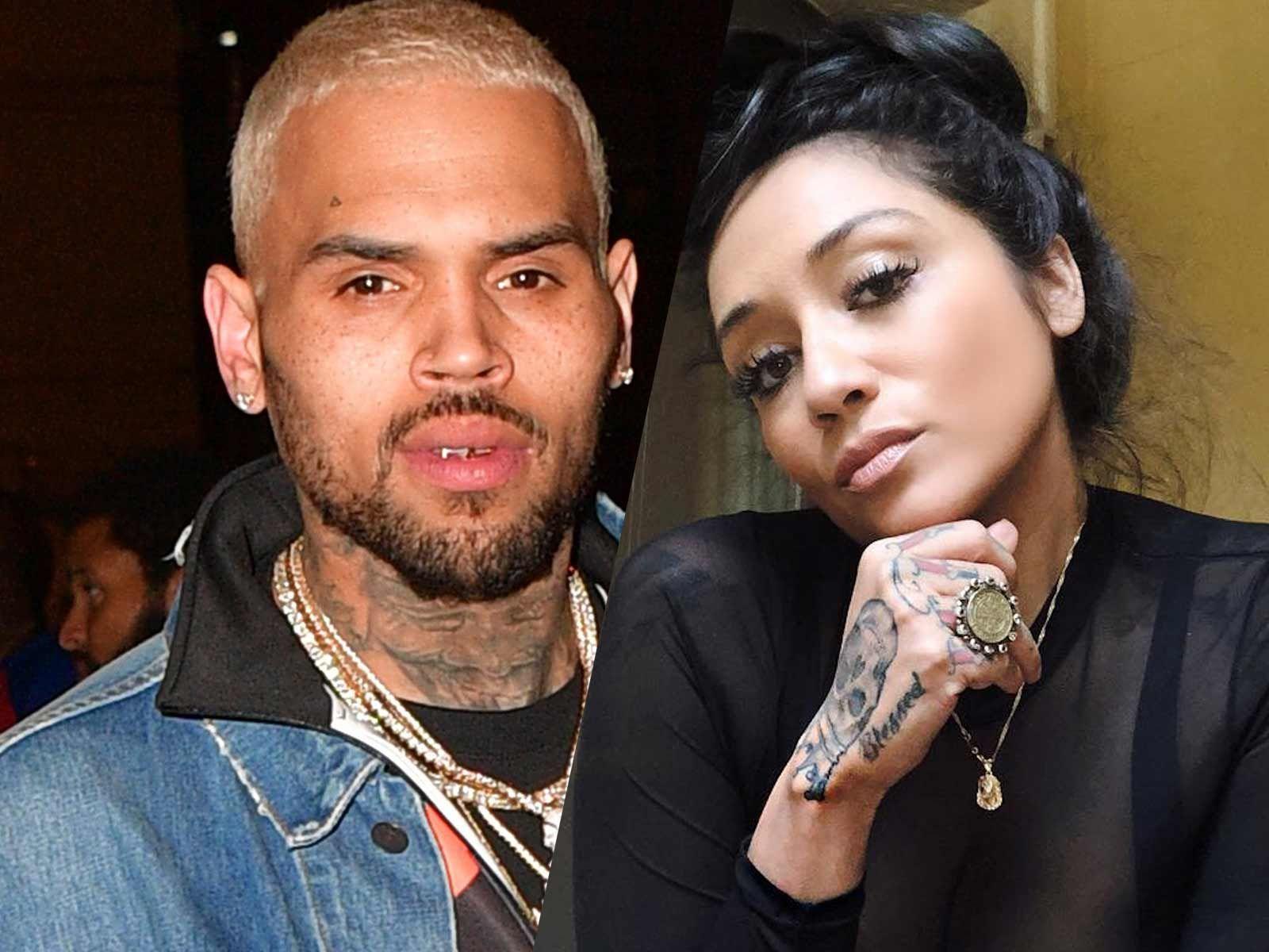 Chris Brown Reunites With Nia Guzman For Daughter Royalty's Soccer Game ...