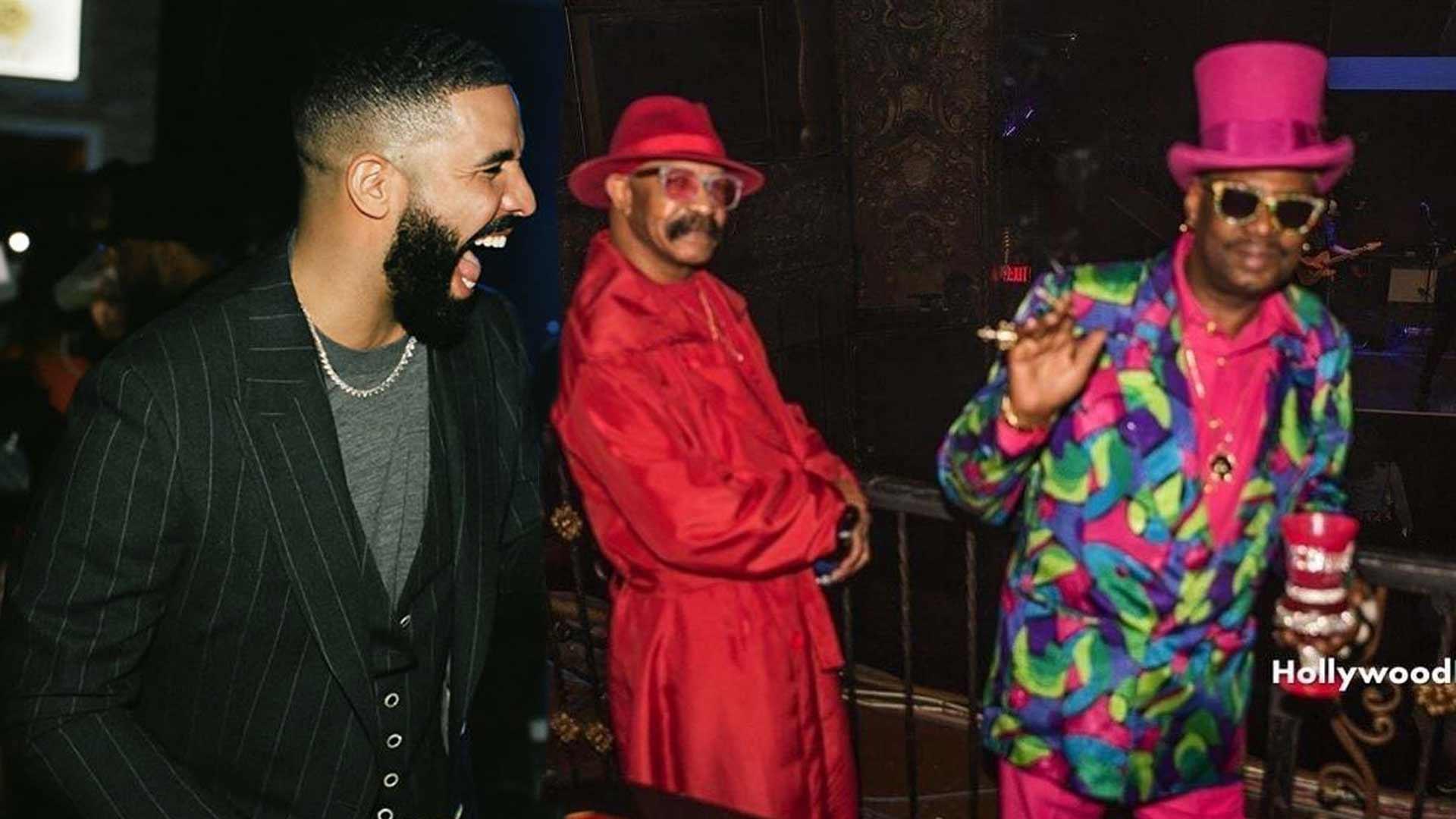 Drake Trolls His Dad With Hilarious Throwback Picture Of Red Pimp Suit ...